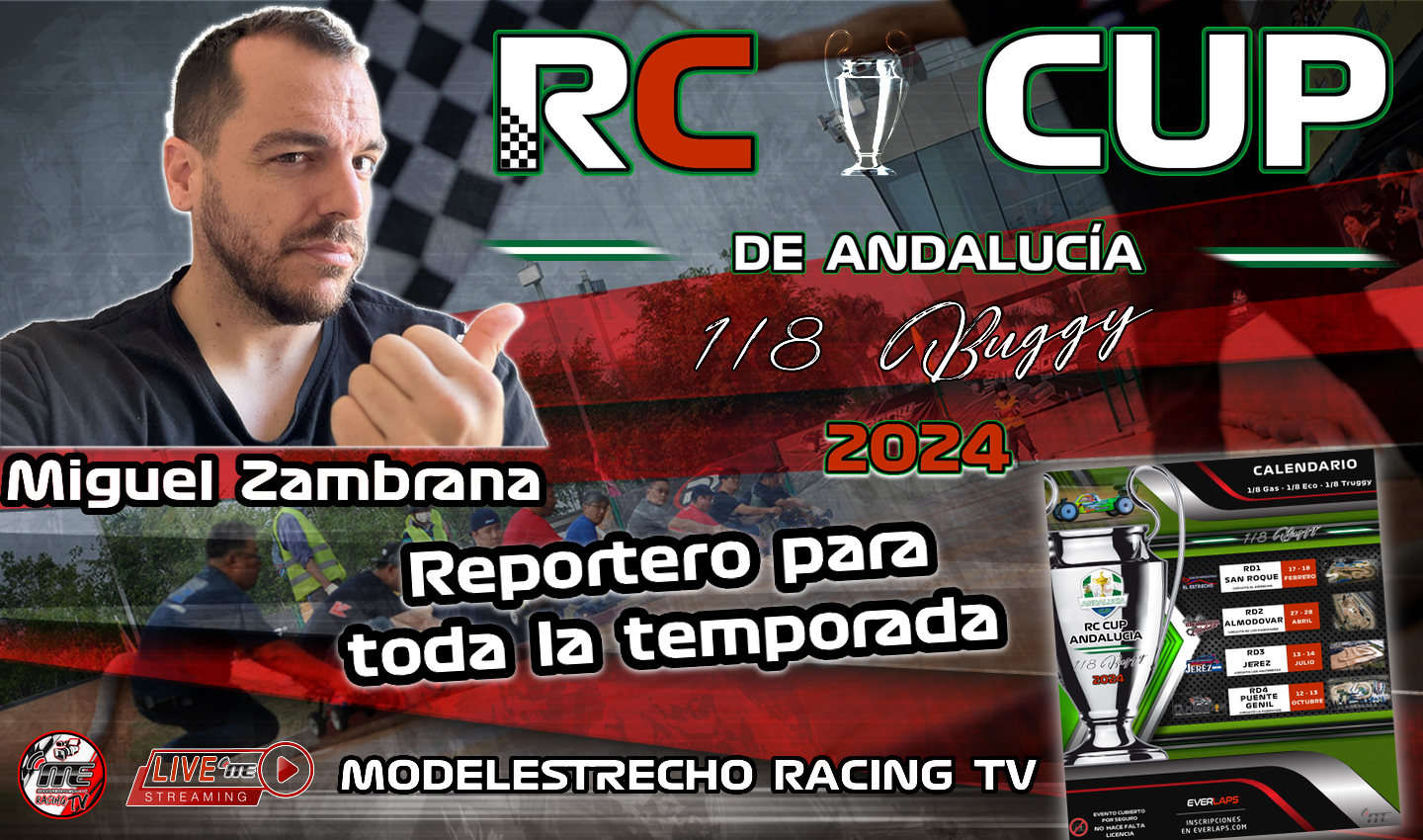 Miguel Zambrana, reportero oficial de la RC Cup 2024 - infoRC.net
